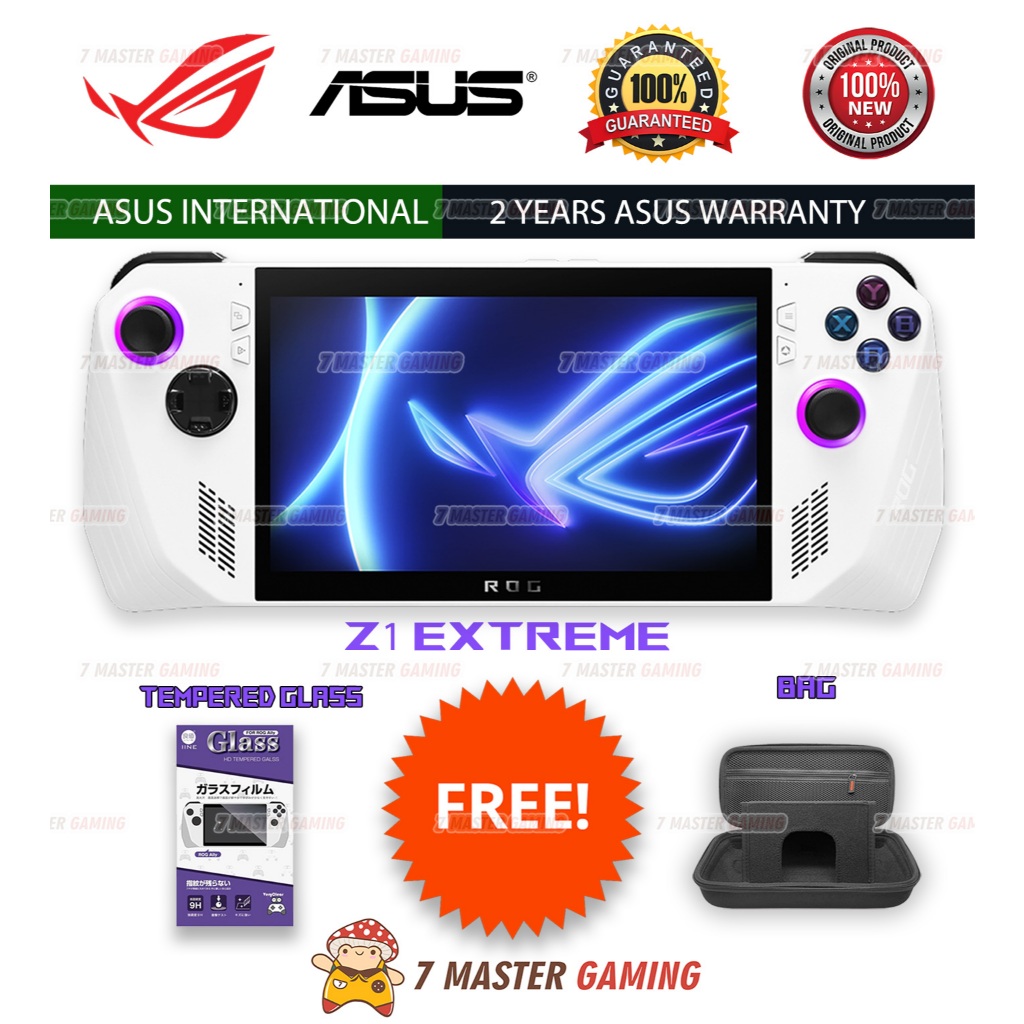 ASUS ROG ALLY 512 GB Z1 / Z1 Extreme Gaming Console (2 Years ASUS ...