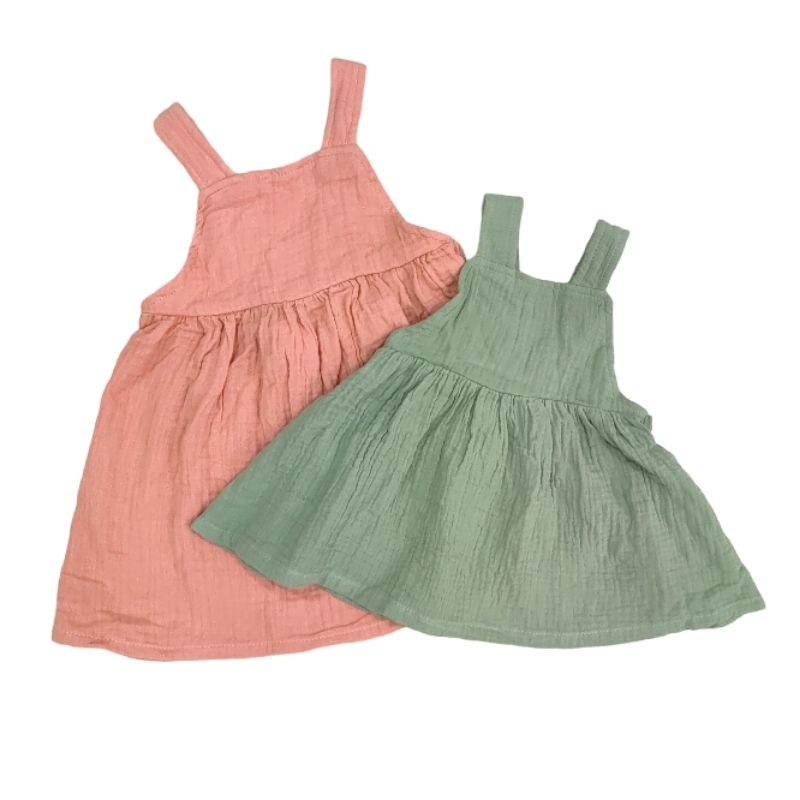 Anko Baby Overall Dress / Organic Cotton Material Newborn to 24M ...