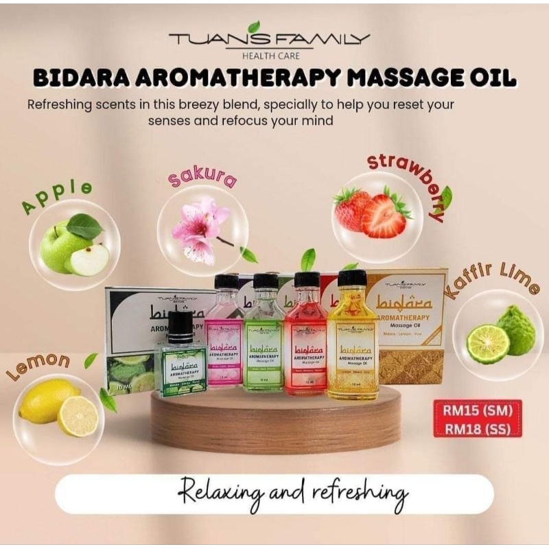 Bidara Aromatherapy Massage Oil | Shopee Malaysia