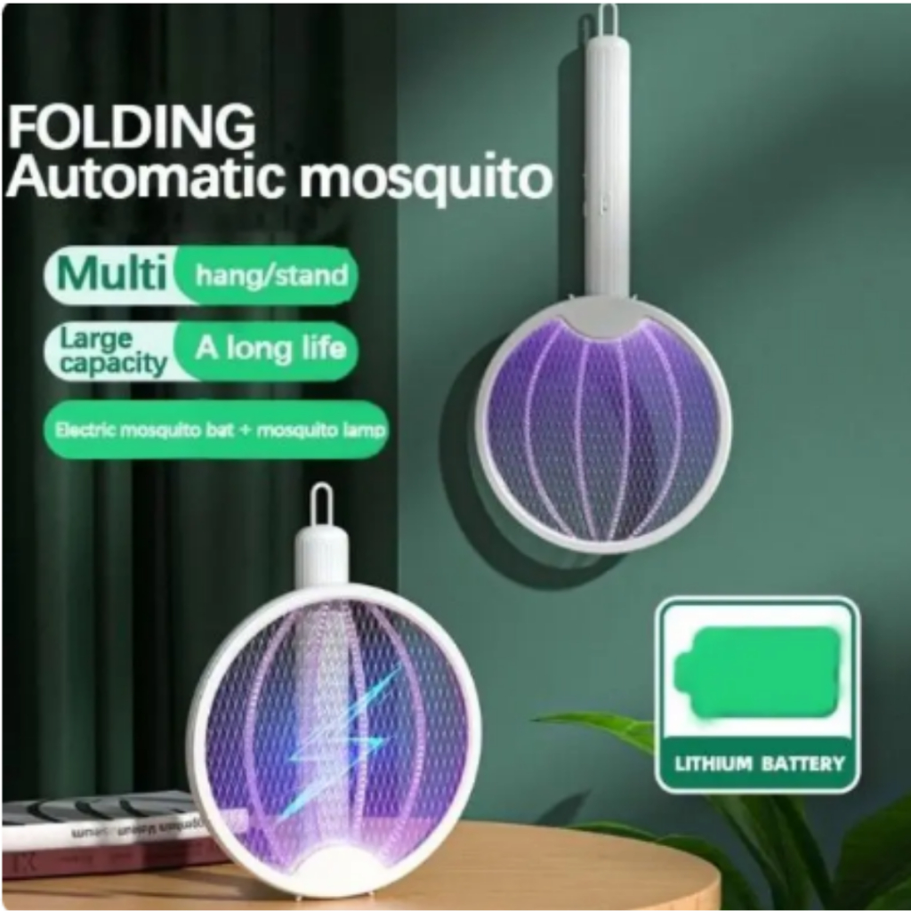 [ READY STOCK ] Electric Mosquito Swatter USB Rechargeable Mosquito ...