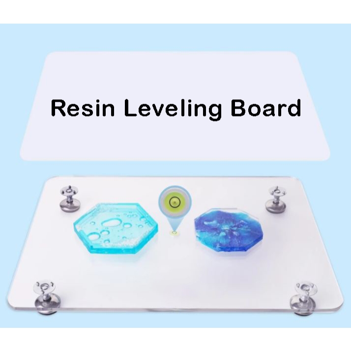 Adjustable Resin Leveling Table with Silicone Mat Spirit Level Table ...