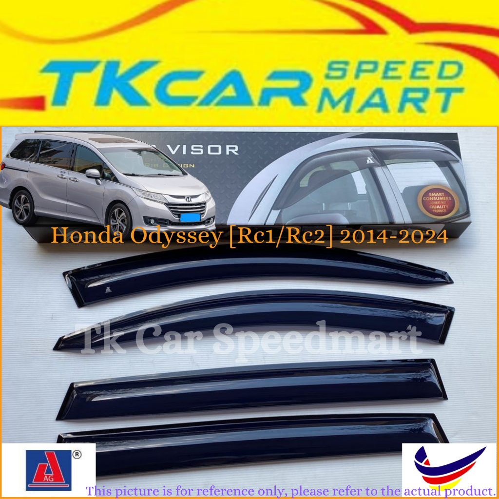 [READY STOCK] HONDA ODYSSEY [RC1/RC2] 2014-2024 5 TH GEN ( AG ) 4 DOOR 10 CM WIDTH ARYCLIC ...
