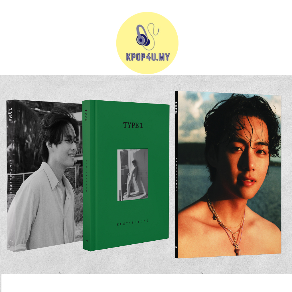 [POB] BTS V - [TYPE 1] PHOTOBOOK HARD COVER MAGAZINE KIM TAE HYUNG | Shopee Malaysia