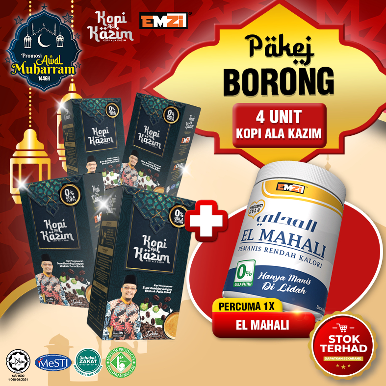 Emzi Kopi Ala Kazim (20g x 10 Sachet) | Shopee Malaysia