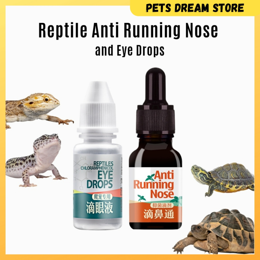 Reptile Tortoise Anti Running Nose Eye Drops Nose Flu陆龟滴鼻通感冒伤风/陆龟滴鼻液 ...