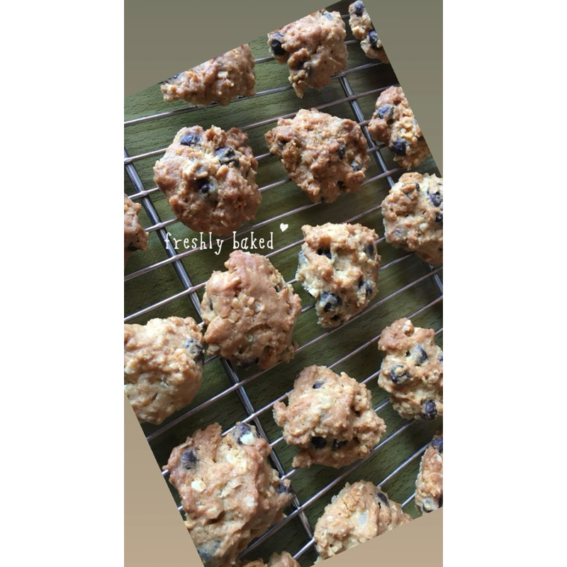 Oat Chocolate Chip Cookies/ Biskut Oat Coklat Cip cookies | Shopee Malaysia