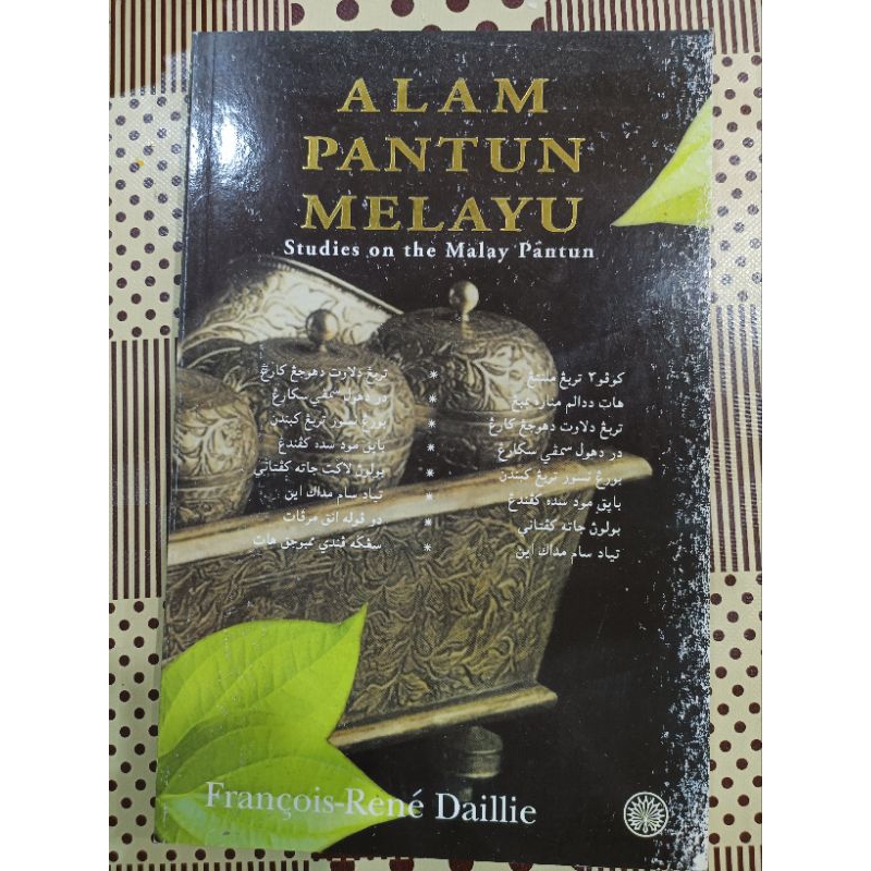 ZBH. Alam Pantun Melayu: Studies on the Malay Pantun. Francois-Rene ...