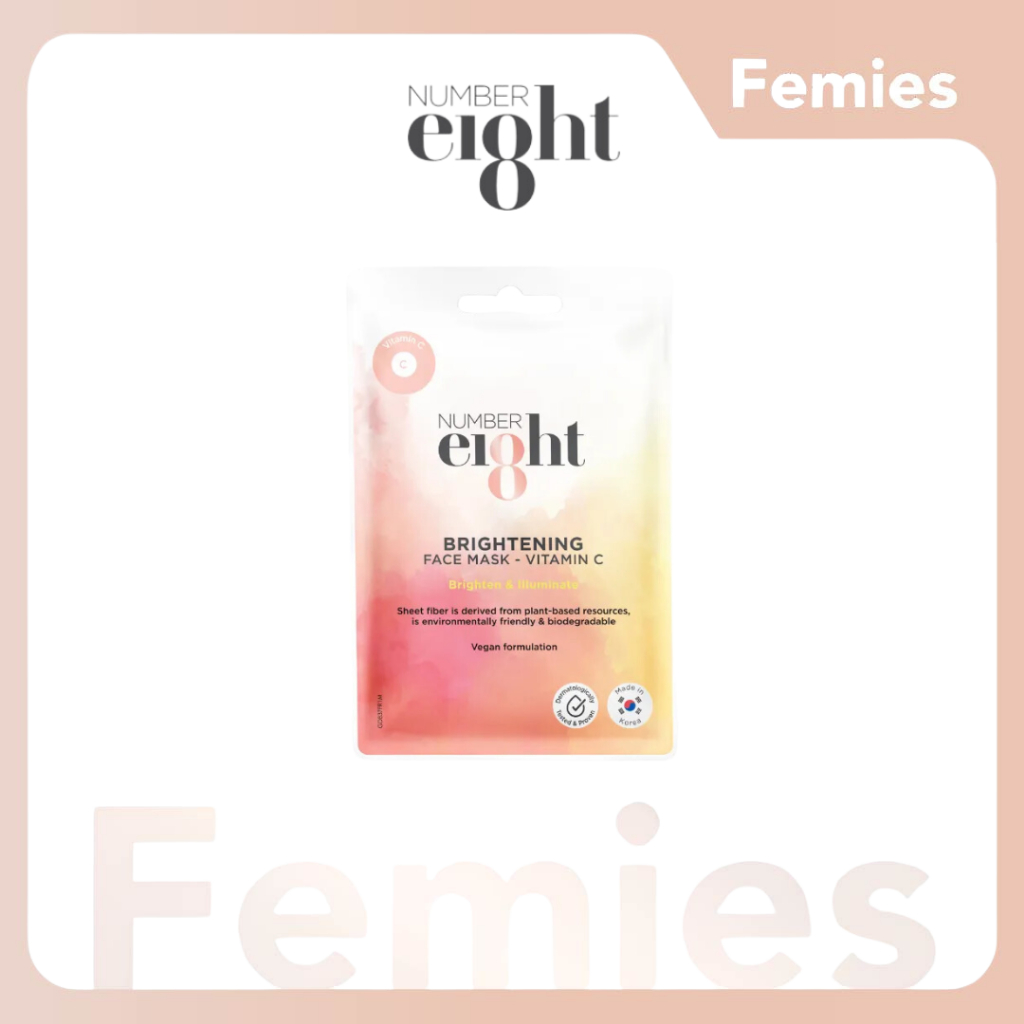 NUMBER eI8ht Vitamin C Bright Mask 1 sheet | Shopee Malaysia