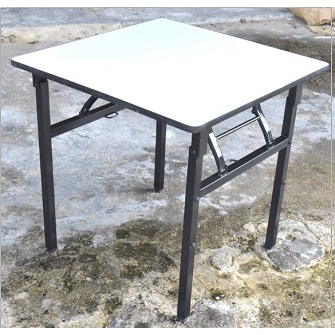 Banquet Table Square size 75W x 75 x 75H cm, strong 32 x 32mm metal leg ...