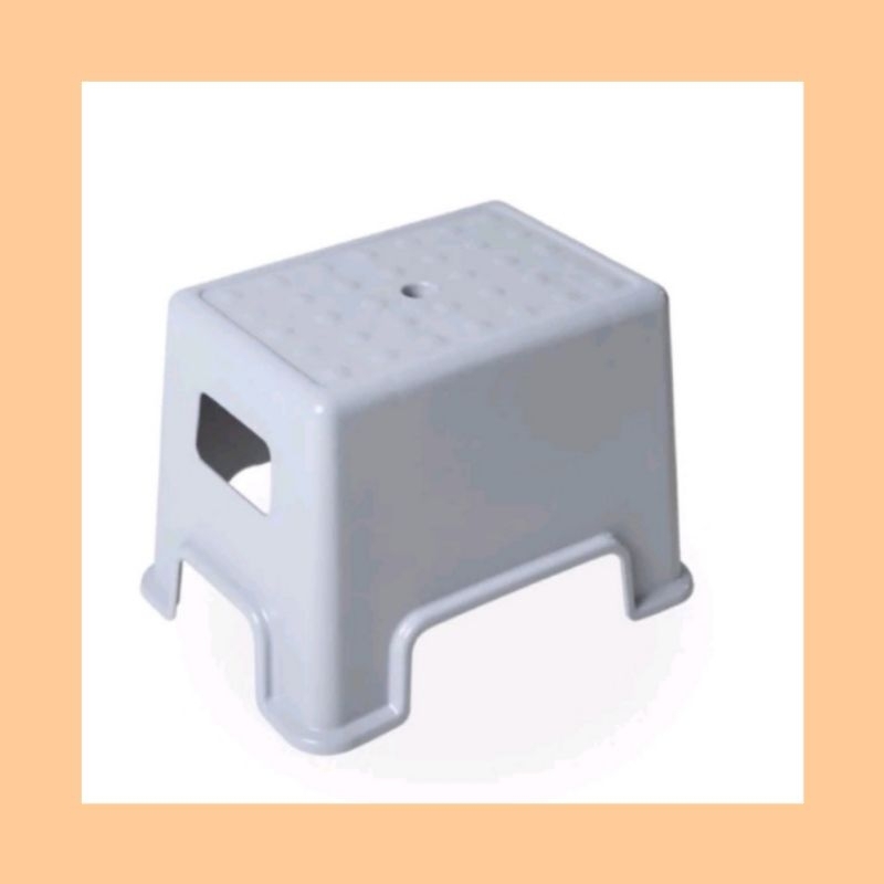 [Ready Stock] TECH99 Roomy Stackable Rectangle Step Stool Plastic Chair ...