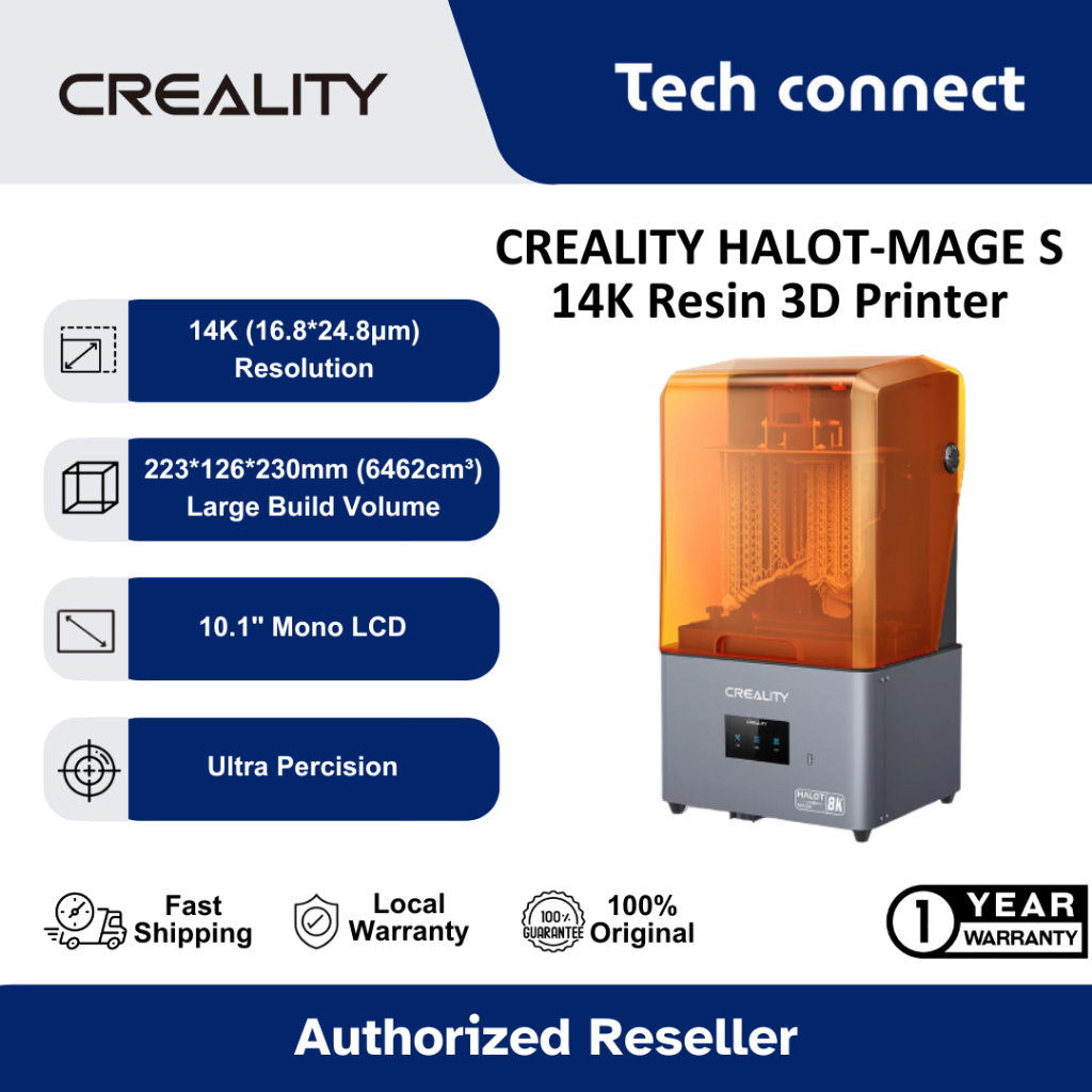 Creality Halot-Mage S 14K Resin 3D Printer/Leading-edge 10.1” 14K LCD ...