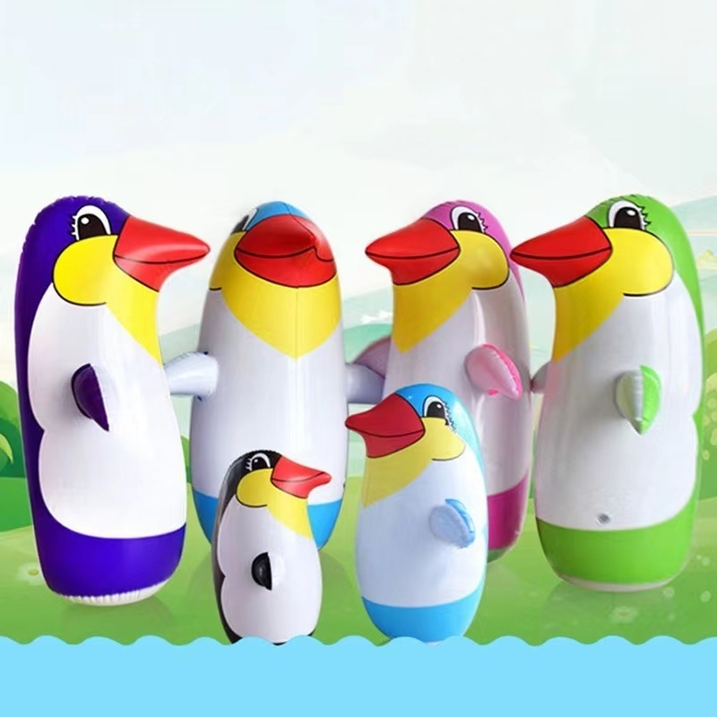 70cm Large Size Kids Inflatable Boxer 3D Boxing Punching Tumbler ...