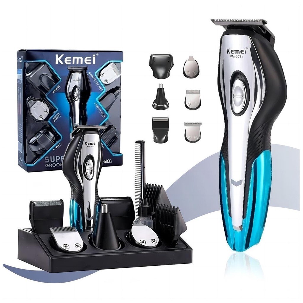KEMEI Super Goming Kit Multifunction Rechargeable Trimmer 11 in 1 ...