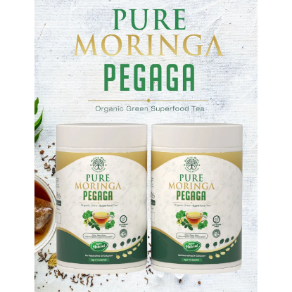 MY Pure Moringa Pegaga Organic Green Superfood Tea Nature Made 15Sachet ...
