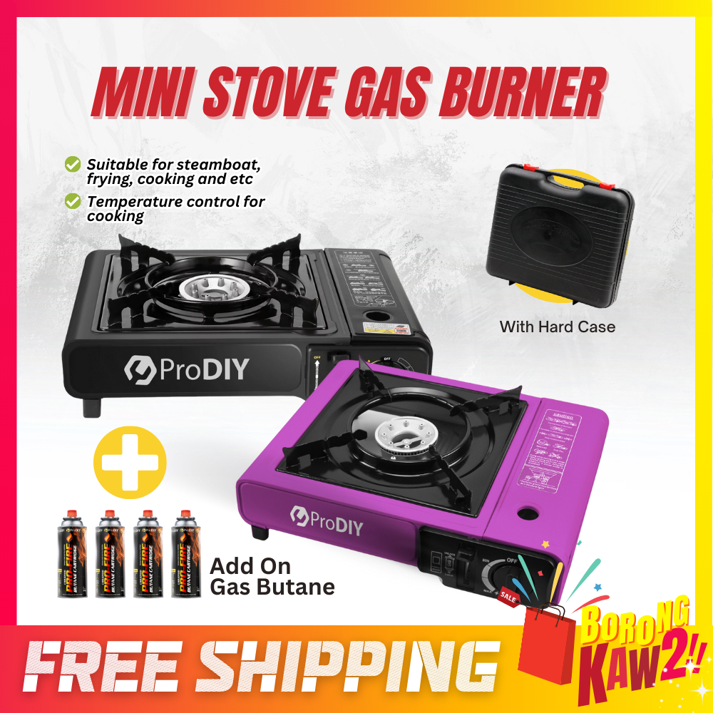 Portable Mini Stove Gas Burner Portable For Outdoor Camping Picnic Gas ...