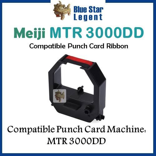 Compatible MEIJI MTR 3000DD MTR3000dd Time Recorder Ribbon (C) | Shopee ...