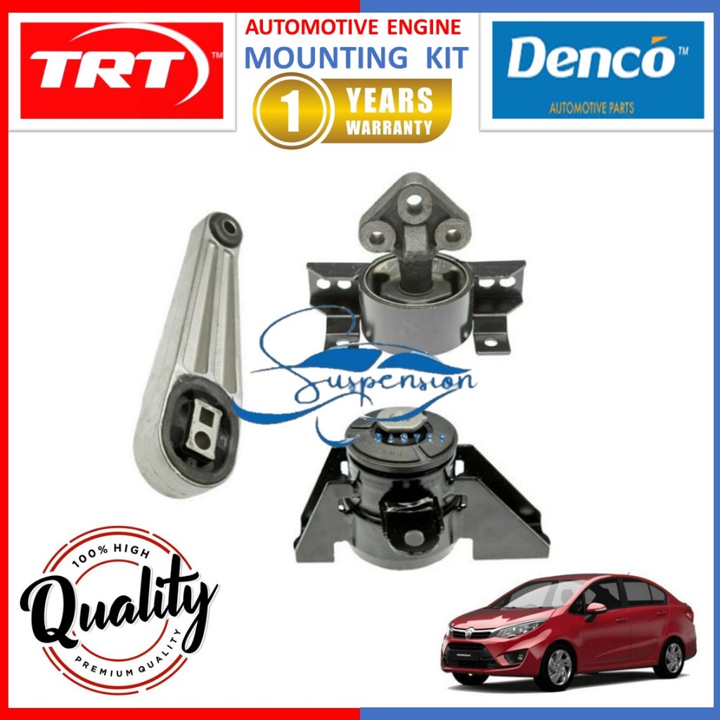 3 IN 1 SET TRT DENCO (RANDOM) BRAND ENGINE MOUNTING -PROTON PERSONA BH 1.6 VVT AUTO CVT MANUAL ...