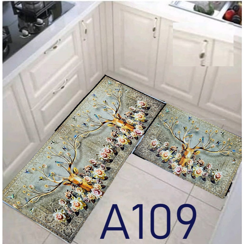 ALAS KAKI DAPUR 2 IN 1 ALAS KAKI SET kitchen/room floor mat | Shopee ...