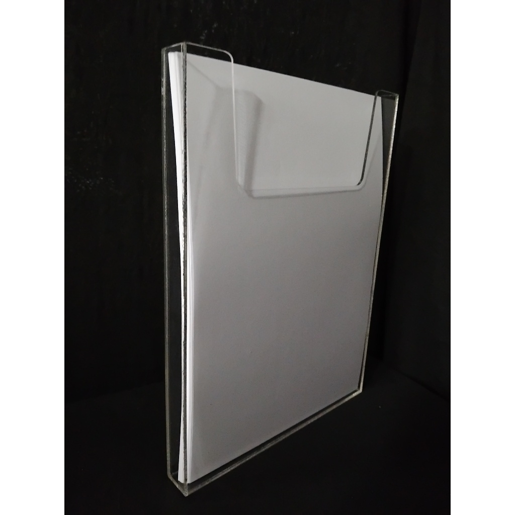 Acrylic A4 A5 Wall Mounted Document / Brochure Holder A009 | Shopee ...