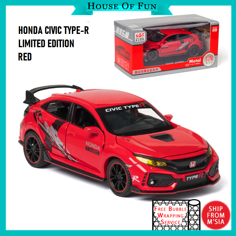 1:32 Merz Porsche Nissan GTR Honda Civic Type-R Alloy Diecast Model Car ...