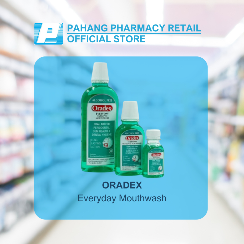 ORADEX Everyday Mouthwash 90ml / 250ml / 750ml | Shopee Malaysia