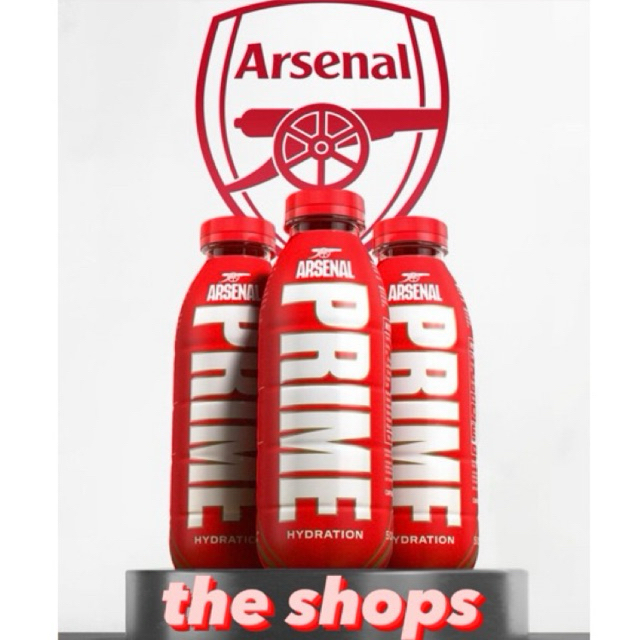 (CHEAPEST LIMITED EDITION) PRIME HYDRATION ARSENAL 🏟️ by KSI & LOGAN ...