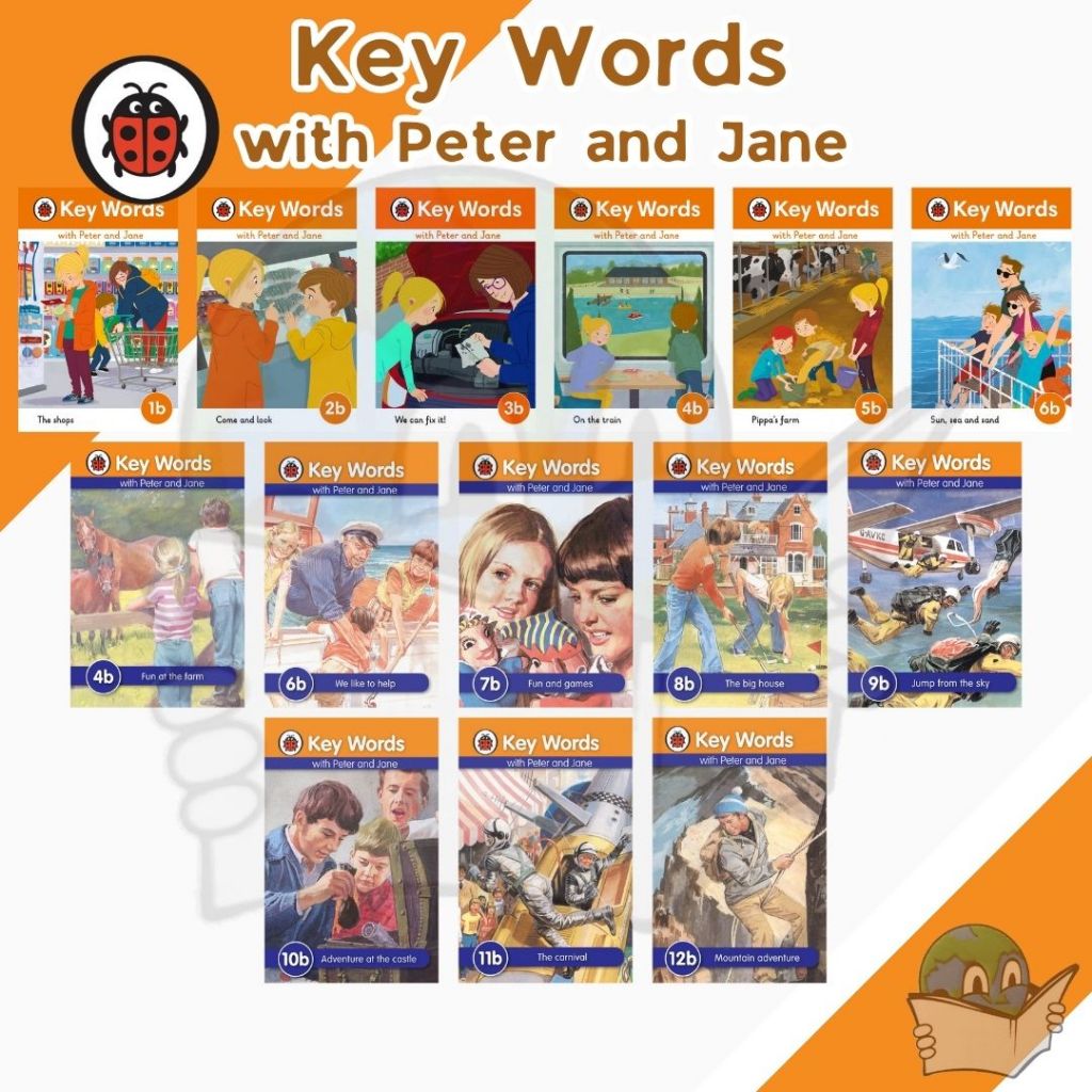 Key Words with Peter and Jane Book B [Ladybird] | Shopee Malaysia
