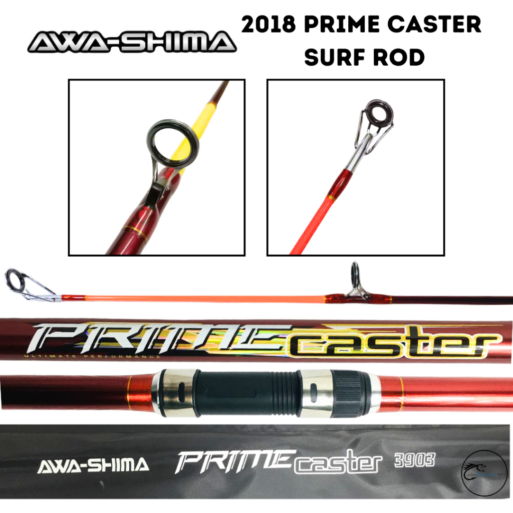 Awashima 2018 Prime Caster Spinning Surf Fishing Rod Including PVC ...