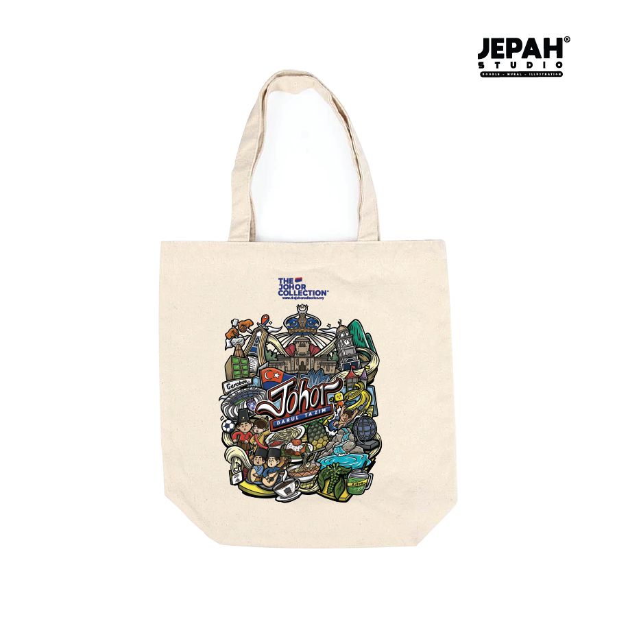 Totebag Wan Jepah X The Johor Collection | Shopee Malaysia