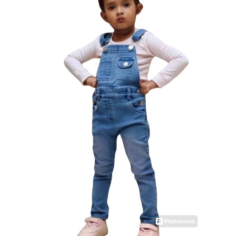 Budak Denim Overall Kids [1 years to 12 years ] Dress Overall Jeans ...