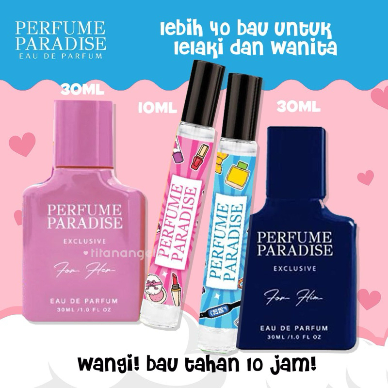 Perfume Paradise Original HQ For Her & For Him minyak wangi paradise ...