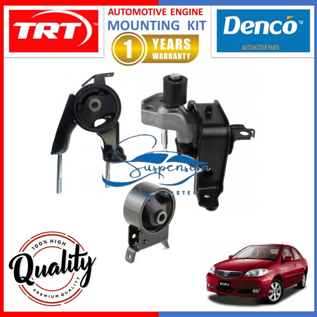 1 SET TRT DENCO (RANDOM) BRAND ENGINE MOUNTING - TOYOTA VIOS NCP42 1.5 ...