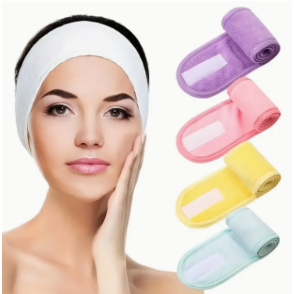 1 Pcs Random Color SPA Hair Band Adjustable Headband Cosmetic Makeup ...