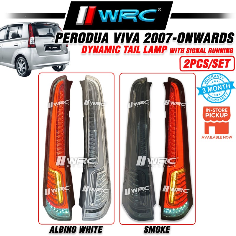Perodua Viva 2007 - Onwards Dynamic Tail Lamp With Signal Running ...