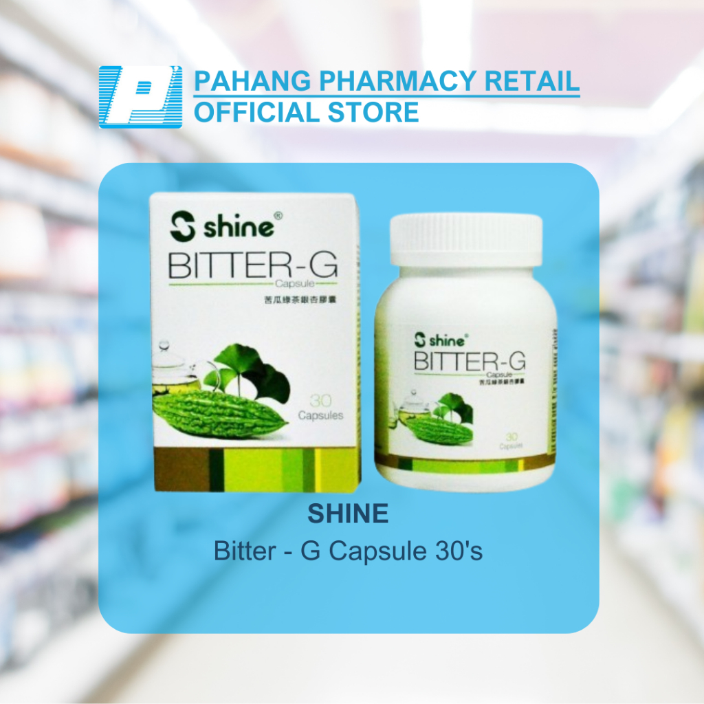 SHINE Bitter - G Capsule 30's Capsules | Shopee Malaysia