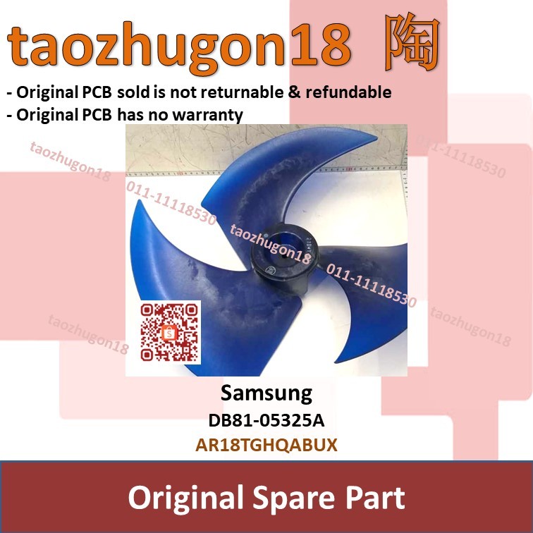 Original Samsung DB81-05325A Aircon Air Conditioner Outdoor Fan Blade ...