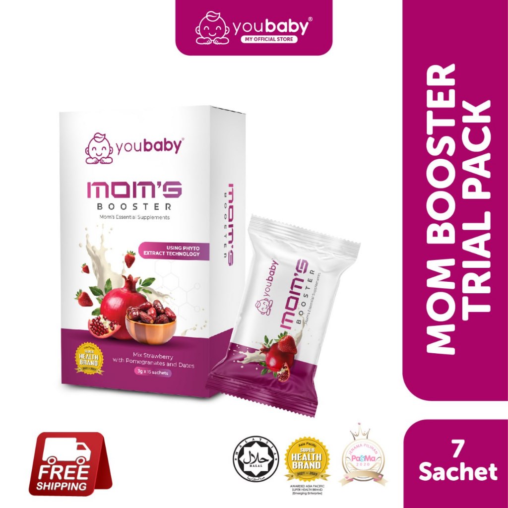MOM'S BOOSTER YOUBABY MILK BOOSTER SUPPLEMEN TAMBAH SUSU BADAN IBU ...