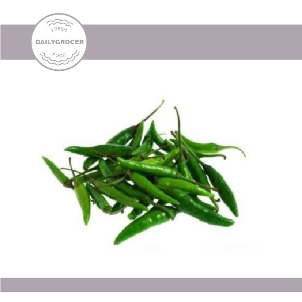 Cili Padi Hijau Green Chili Padi 100gram Pack Fresh Vegetables | Shopee ...