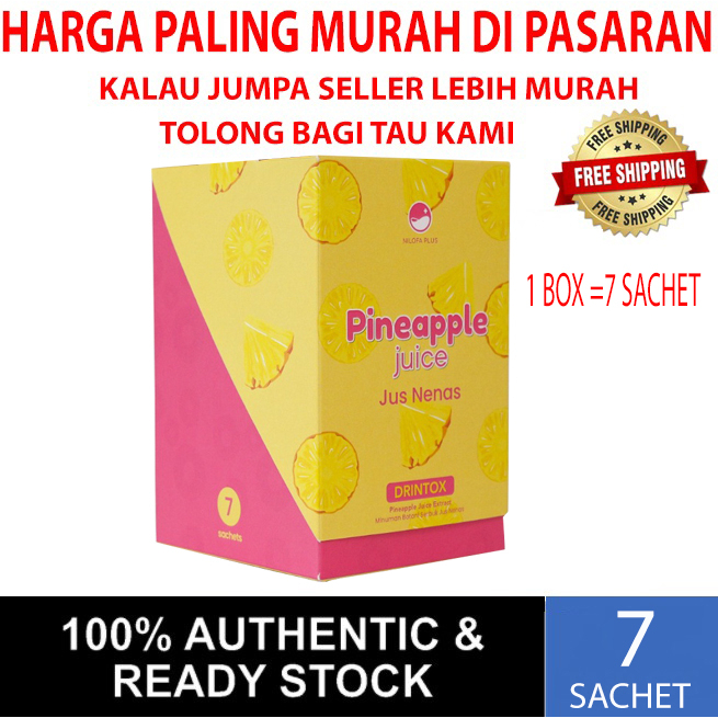 NEELOFA DRINTOX PINEAPPLE JUICE BY NILOFA, JUICE UNTUK DIET, Nilofa ...