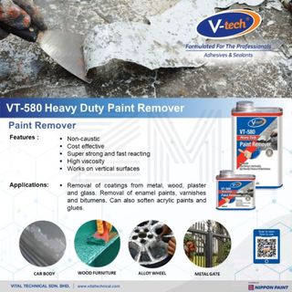 Vtech VT-580 VT580 Heavy Duty Paint Removal / Penanggal Cat / Buang Cat ...