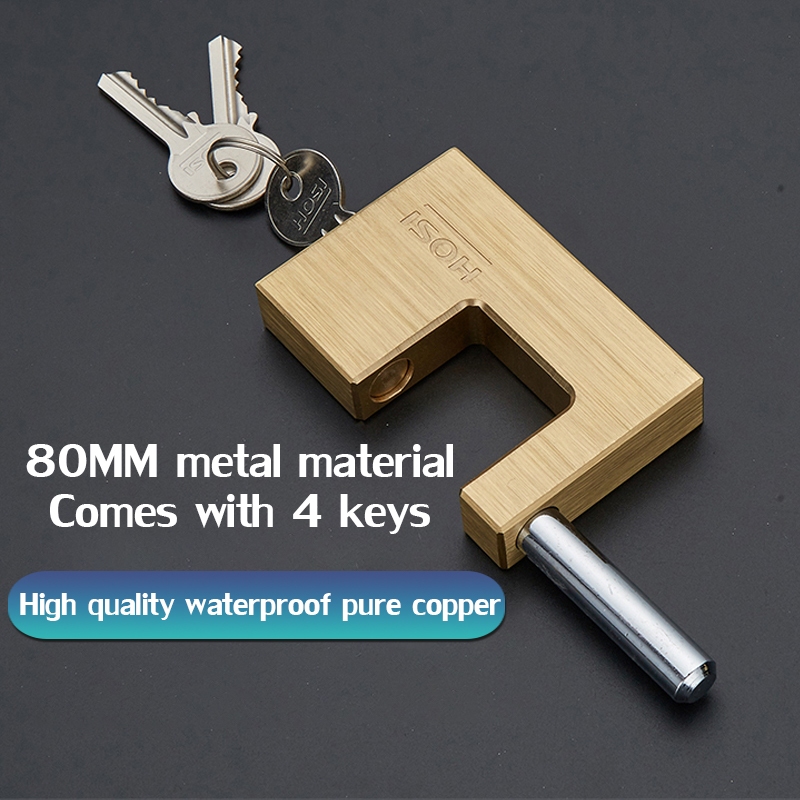 HOSI Security Computer Dotted key Rectangular Solid Brass Copper Giant ...