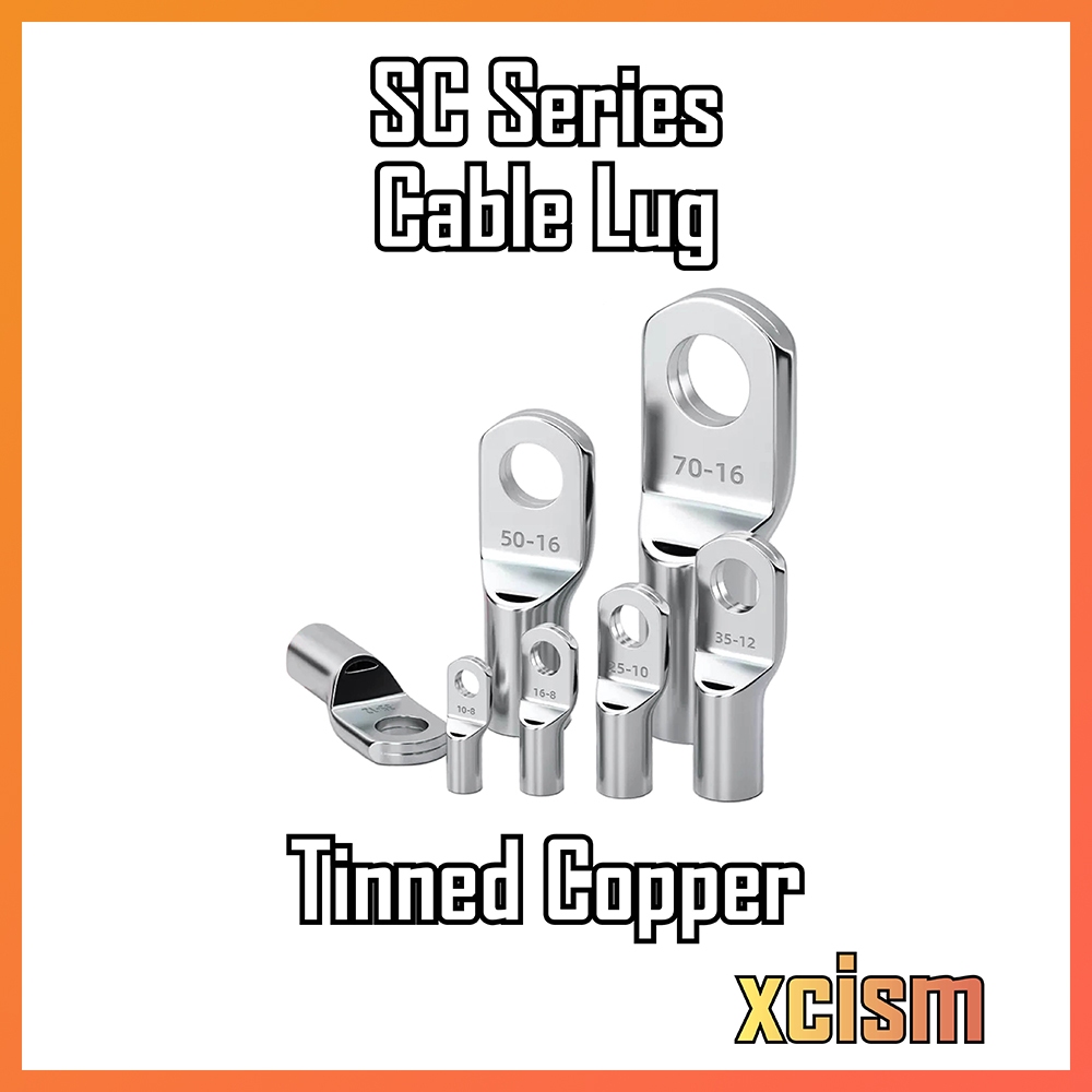 SC Series Tinned Copper Compression Cable Lug Battery Terminal ...