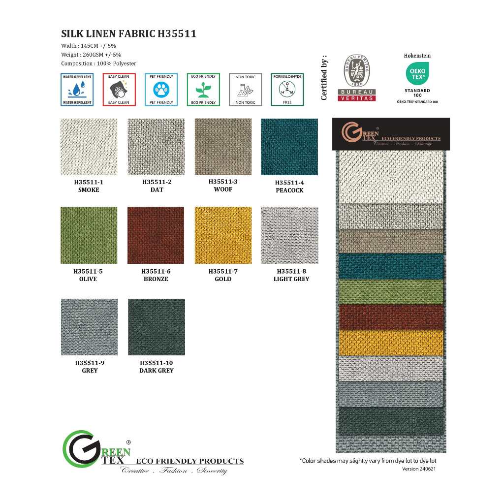 H35511 - (NEW) ANTI SNAGGING SOFA FABRIC MATERIAL - SILK LINEN FABRIC ...