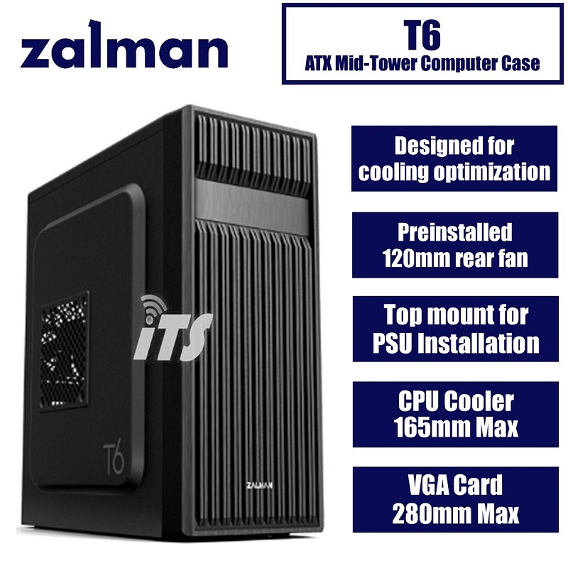 Zalman ATX Mid-Tower Computer Case (T6 / T8) | Shopee Malaysia