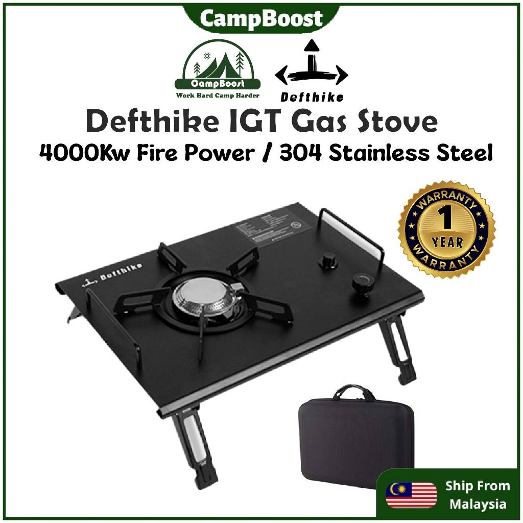 CampBoost DEFTHIKE IGT Camping Stove Portable Gas Stove Camping Dapur ...