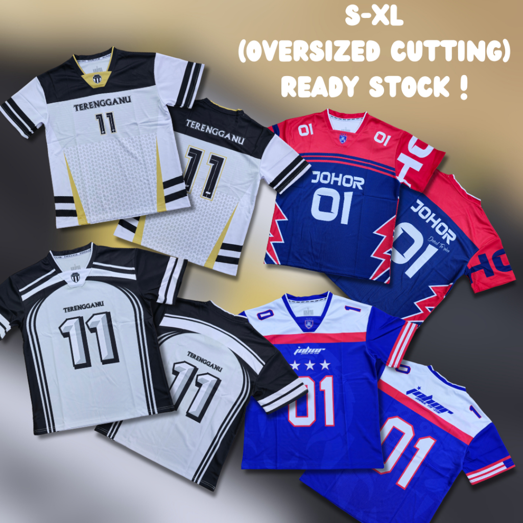 【S-XL】Oversized NFL Jersey Lycra 280gsm Jersey NFL Edisi Negeri ST10 ...