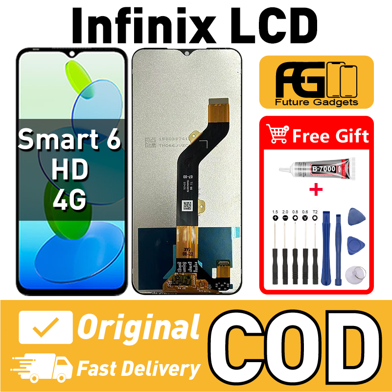 LCD INFINIX Smart 6 HD 4G X6512 Compatible For ORIGINAL LCD Skrin Touch ...