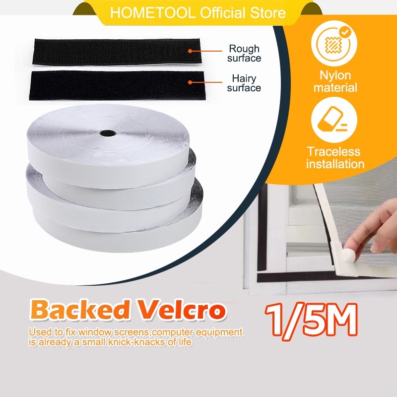 100cm/500cm Velcro Tape/Back Adhesive Velcro/Black And White Circle ...