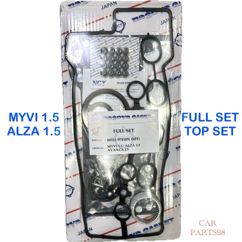 PERODUA MYVI 1.5,AVANZA 1.5,ALZA 1.5 RUSH F700 OVERHAUL SET/TOP SET ...