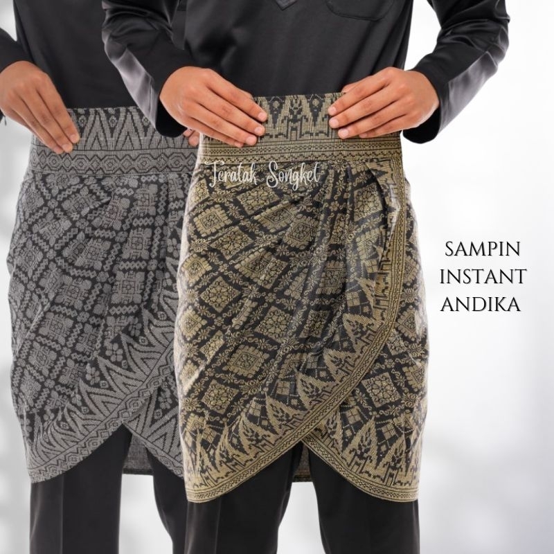 💥💥 Sampin Instant ANDIKA For Men - Teratak Songket Instant Samping ...